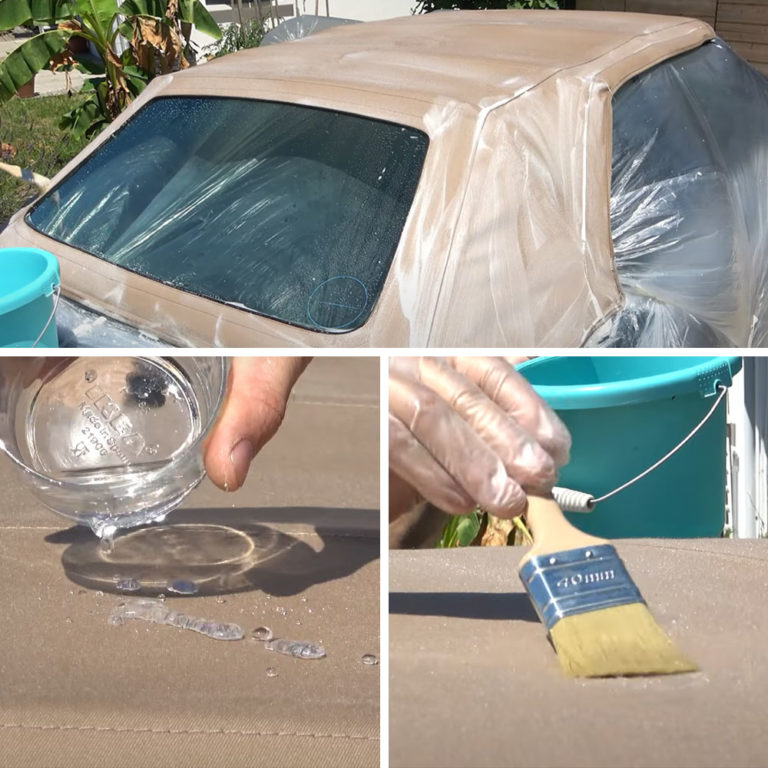 Entretenir, nettoyer et imperméabiliser une capote de cabriolet